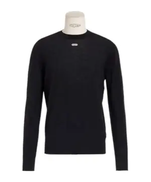 Dior Crewneck Sweater With Christian Paris Tag - Black