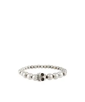 Alexander McQueen Skull Ball Bracelet - Silver