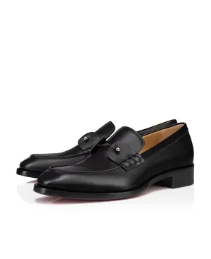 CHRISTIAN LOUBOUTIN Chambelimoc Slip-on Loafers - Black