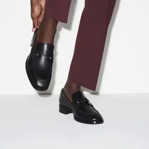 CHRISTIAN LOUBOUTIN Chambelimoc Slip-on Loafers - Black