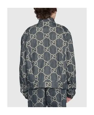 Gucci Interlocking G Pattern Denim Jacket