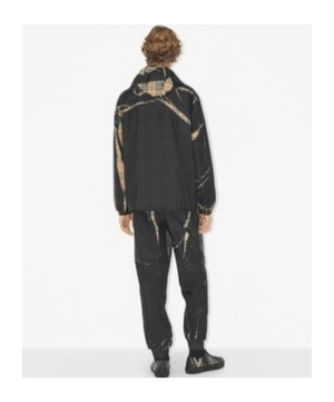 Burberry Sliced Check Hooded Jacket