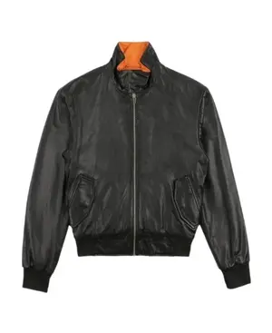 Alexander McQueen Leather Logo Jacket