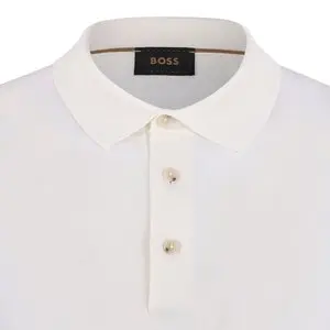 Hugo Boss Collared Short-sleeved Polo Shirt - White