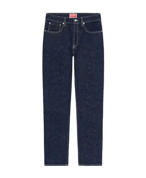 Kenzo Low-rise Slim-fit Jeans - Black