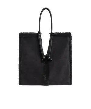 Bottega Veneta Bolster Knot Detailed Tote Bag - Black