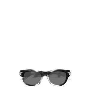 Bottega Veneta Rectangular Sunglasses - Gray