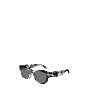 Bottega Veneta Rectangular Sunglasses - Gray