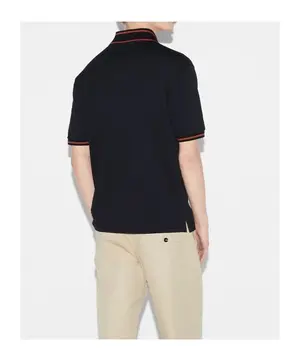 Gucci Logo Detailed Polo Shirt - Black