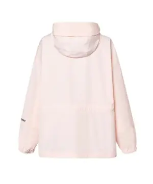Burberry Lightweight Drawcord Jacket With Zip Closure - Shell Pink Red