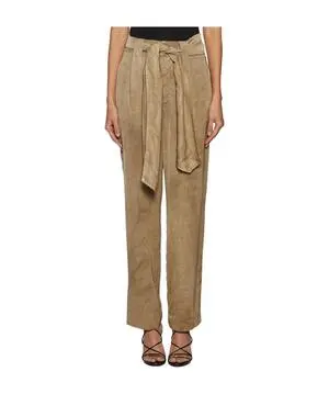 DONDUP Lace-up Straight Casual Pants