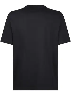 Brunello Cucinelli Logo Printed Crewneck T-shirt - Black