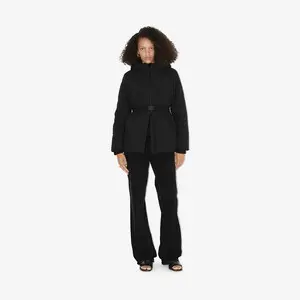 Burberry Long-sleeved Hooded Padded Jacket With Drawstring Hood