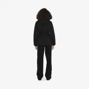 Burberry Long-sleeved Hooded Padded Jacket With Drawstring Hood