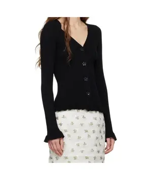 Cecilie Bahnsen Cassia Cardigan - Black