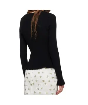 Cecilie Bahnsen Cassia Cardigan - Black