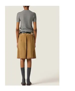 Miu Miu Cashmere Short Sleeve Sweater