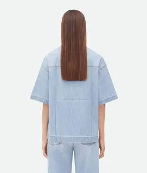 Bottega Veneta Light Bleached Denim T-shirt