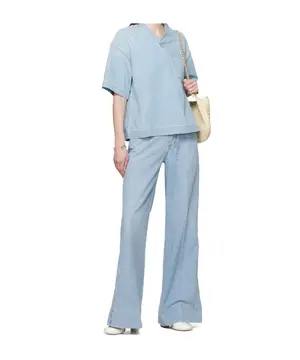 Bottega Veneta Light Bleached Denim T-shirt