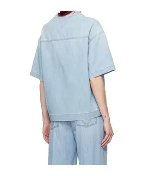 Bottega Veneta Light Bleached Denim T-shirt