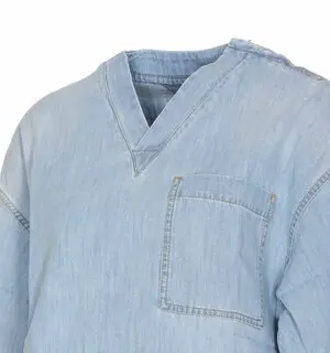 Bottega Veneta Light Bleached Denim T-shirt