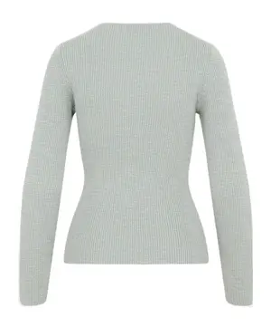 Theory Ribbed Knit V-neck Jumper