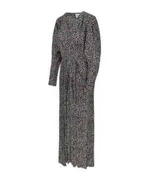 Isabel Marant Étoile Printed Midi Dress - Black