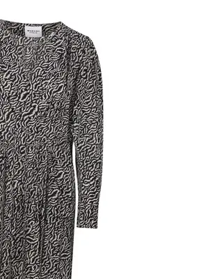 Isabel Marant Étoile Printed Midi Dress - Black