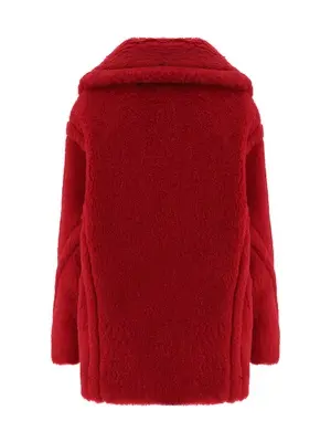 Max Mara Double-breasted Coat - Red
