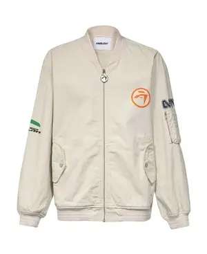 AMBUSH Back Logo Bomber Jacket - Nude