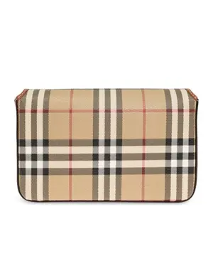 Burberry Hampshire Check Pattern Shoulder Bag - Nude