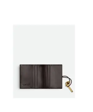 Bottega Veneta Andiamo Flap Card Case - Fondant
