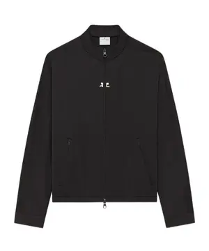COURREGES Courrèges Interlock Track Jacket - Black