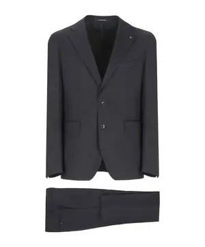 Tagliatore Single Breasted Suit - Black