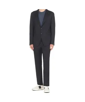 Tagliatore Single Breasted Suit - Black