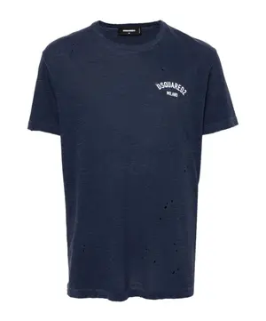 Men's Dsquared2 Blue T-shirts