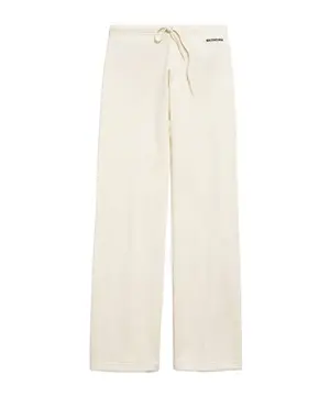 Balenciaga Balenciaga Logo Drawstring Joggers Cream