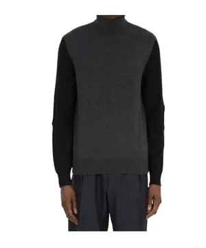 MAISON MARGIELA Two-tone Turtleneck Knitted Jumper