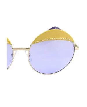 Loewe Logo Round Frame Sunglasses