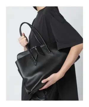 Attico Double-handled Handbag - Black