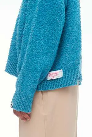 BONSAI Crew Neck Logo Tag Jumper