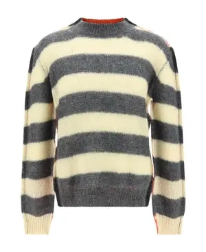 Marni Striped Crewneck Knitted Jumper - No