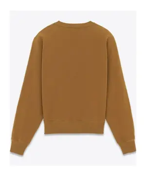 Saint Laurent Crewneck Sweatshirt With Cassandre Embroidery