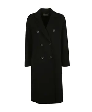Emporio Armani Double-breasted Classic Long Coat