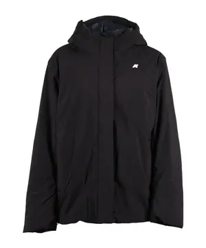 K-WAY Hooded Cropped Jacket - Black