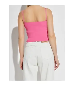 Versace Safety Pin Detailed Knitted Top
