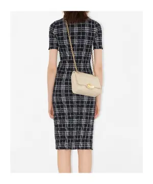 Burberry Small Quilted Crossbody Bag With Chain Strap - Soap