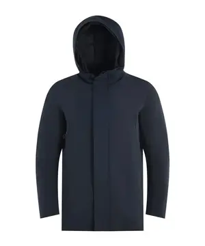 RRD Detachable Hooded Coat - Black