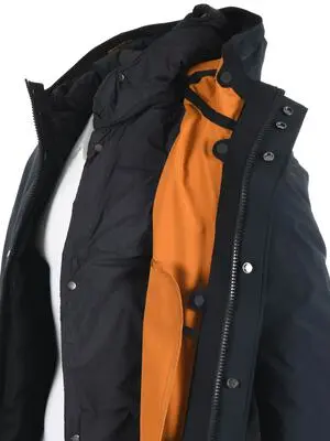 RRD Detachable Hooded Coat - Black
