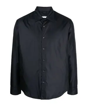 Aspesi Long Sleeve Shirt Coat - Black